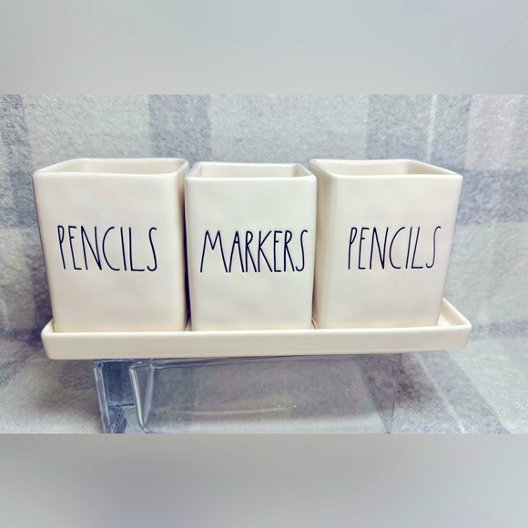Rae Dunn | Office | Rae Dunn Ceramic Desk Organizer Set | Poshmark